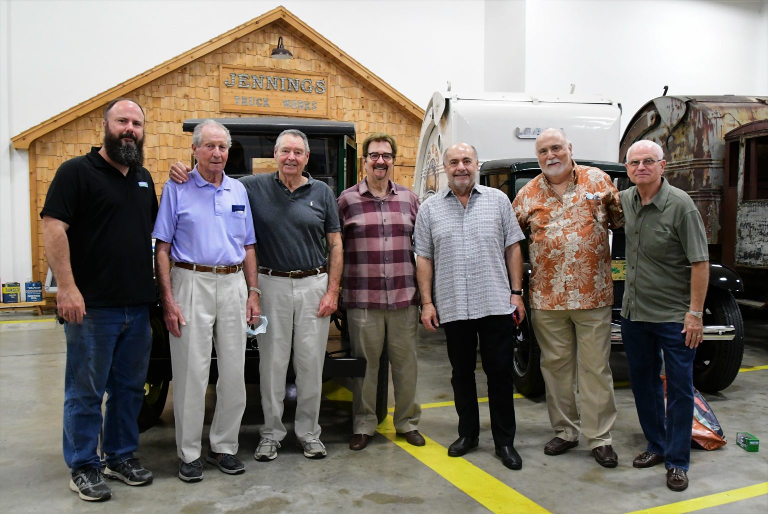 Industry Veterans Visit Waste Pro Garbage Truck Museum - Waste Pro
