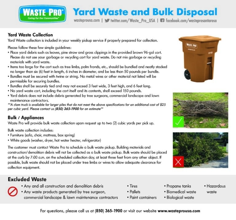 South Santa Rosa County - Waste Pro