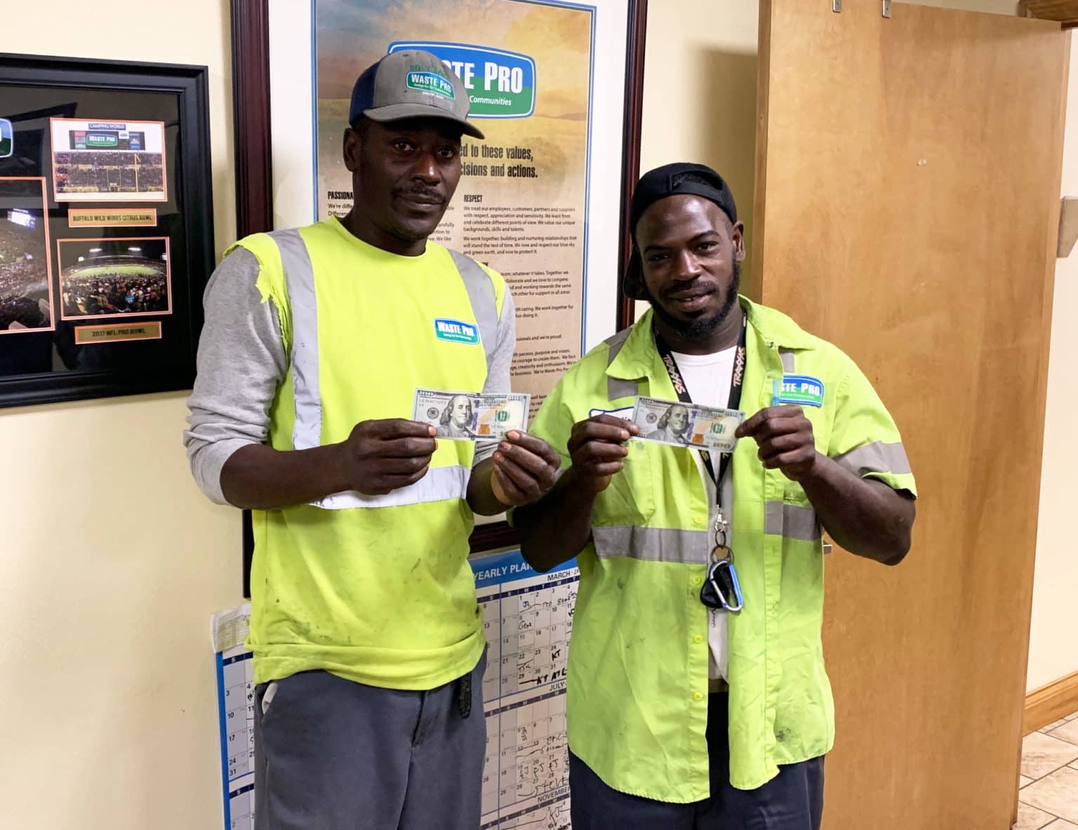 Waste Pro Crew Helps Woman in Need - Waste Pro