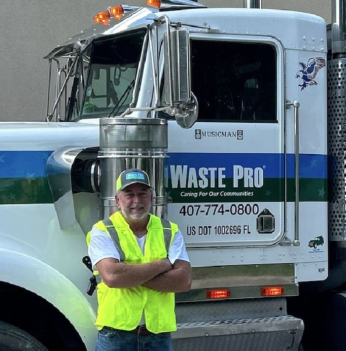 Meet our Waste Pros: Ted Oglesby, Roll-off Driver Sanford, FL and ...
